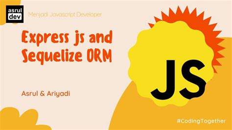 Expressjs And Sequelize Meet 4 Youtube