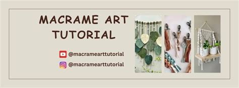 Macrame Art Tutorial