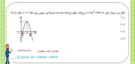 بدست آوردن معادله سهمی