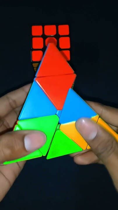 Pyraminx Cube Trick 🤯😯 Shorts Cubesolve Viralshort Youtube