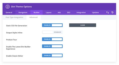 how to enable divi builder back end editor divi professional