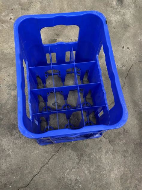 Blue 12 Bottle Crates Capacity 20 L Dimension 400x300x270 Mm At ₹ 290 Piece In Vijayawada