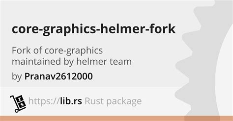 Core Graphics Helmer Fork — Rust Gfx Library Librs