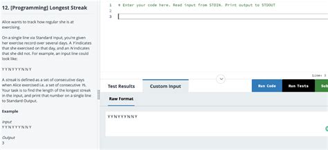 Solved 1 2 Enter Your Code Here Read Input From Stdin