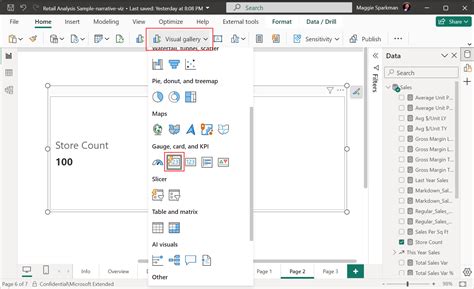 Создание визуализации карта New Power Bi Microsoft Learn