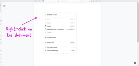 How To Exit Full Screen On Google Docs