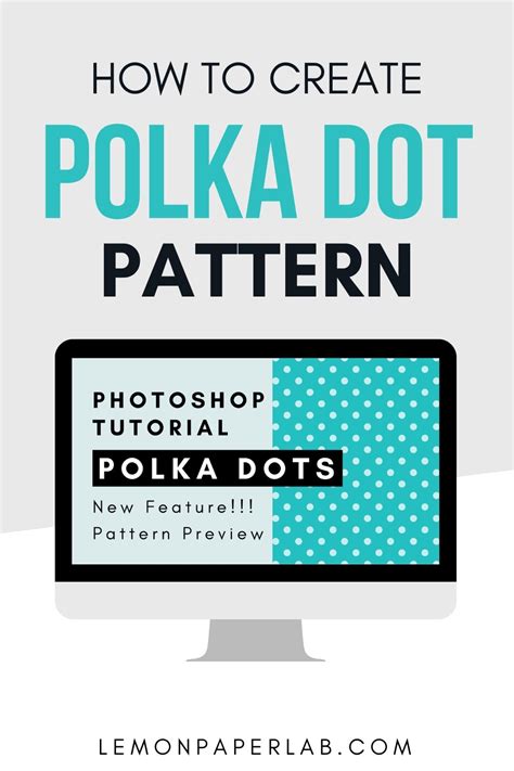 How To Use Pattern Preview Tool In Photoshop To Make Seamless Patterns Lemon Paper Lab