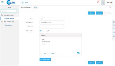 Automatic Bcc Help Guide Knowledge Base Centrahub Crm