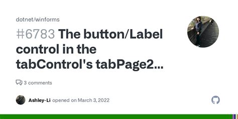 The Button Label Control In The TabControl S TabPage Move Up After The App Built Issue