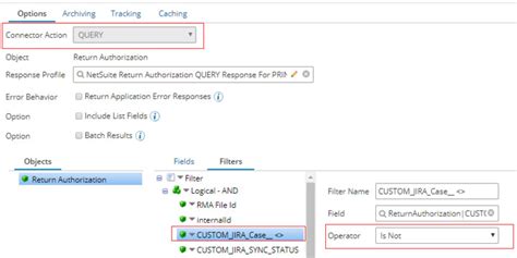 Question Netsuite Query Response Filter Static Value Not Working Boomi Community