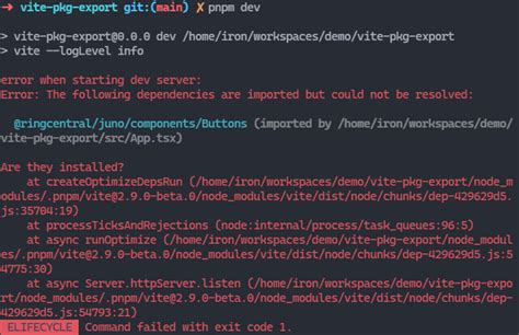 Can T Resolve Submodule Import When Module S Exports Field Doesn T Have Pattern Issue