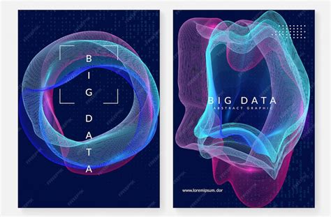Premium Vector Quantum Computing Cover Design Technology For Big Data