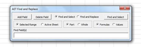 andrew s excel tips find and select replace with multiple fields