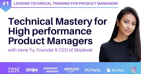 Technical Mastery For High Performance Product Managers By Irene Yu On Maven