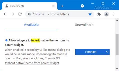 [Tip] Enable Full Dark Mode Everywhere in Incognito Mode in Google Chrome – AskVG