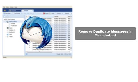 Remove Duplicate Messages Zimbra Using Thunderbird Xolerts