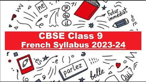 Cbse Class 9 French Syllabus 2023 24 Pdf Download New Syllabus To Know