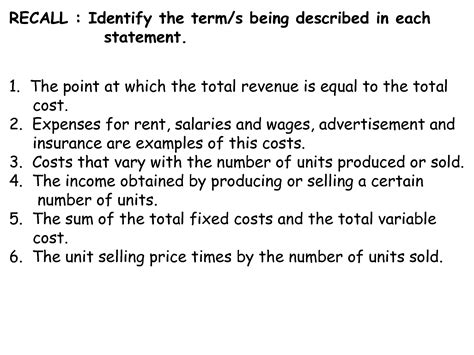 SOLUTION Break Even Analysis Studypool
