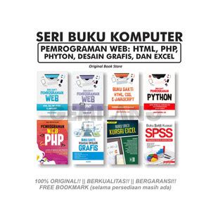 Jual Buku Sakti Pemrograman Web HTML CSS PHP MYSQL Javascript Jakarta Barat Adaline A
