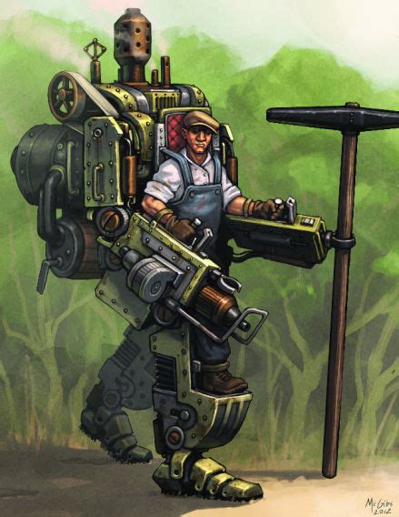 Steampunk Walker Steampunk Exosuit Steampunk Mech Concept Art