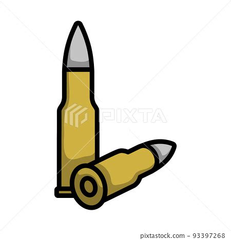 Rifle Bullet Drawing