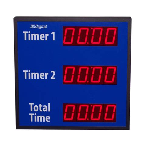 2 assembly line timers with total time all in 1 enclosure customized