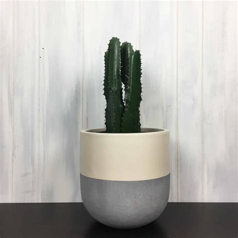 The Split Pot Modern Lightweight Hand Painted Planter Common House