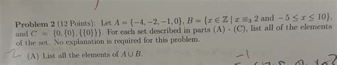 solved problem 2 12 ﻿points let 32 ﻿and { 5≤x≤10} and