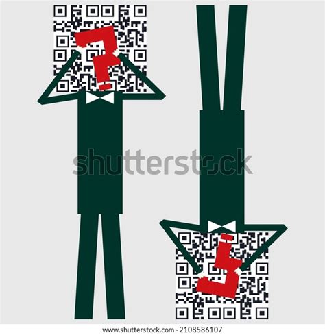 Qrcode Poster Abstract Qr Code Sample Stock Vector Royalty Free Shutterstock