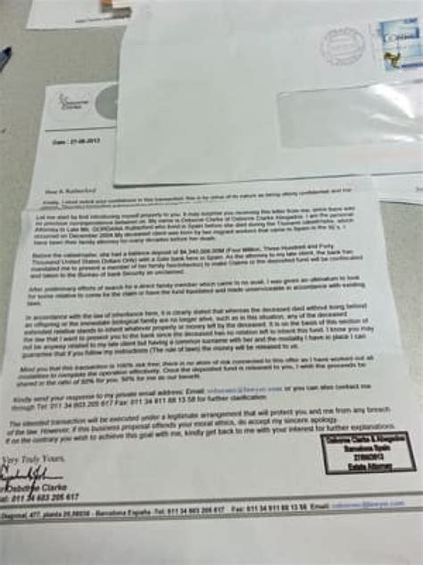 Fraudsters Use Snail Mail For Inheritance Scam Cbc News