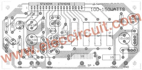 High Power Amplifier Circuit Diagram