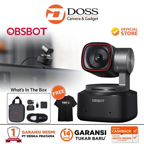 Jual Obsbot Tiny 2 Ai Powered Ptz 4k Webcam Shopee Indonesia