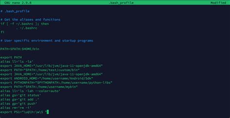 how to edit bash profile in linux a comprehensive guide