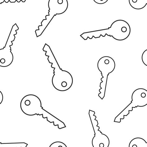 Key Icon In Flat Style Password Vector Illustration On White Isolated