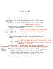 HWK Pdf CISC FALL HOMEWORK Assignments Will Not Be Collected For Grading Read