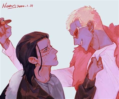 Crocodile And Donquixote Doflamingo One Piece Drawn By Noey Nuoyi Danbooru