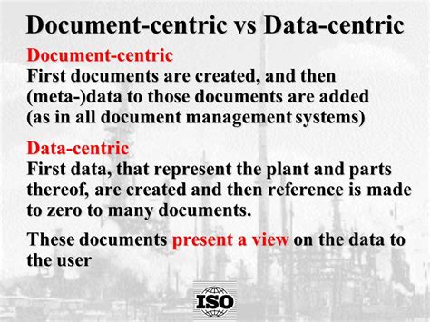 document centric versus data centric — wikom