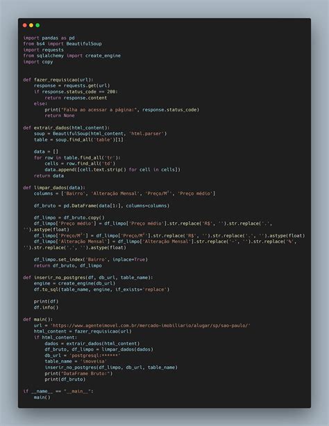 Etl Extração Transformação E Carregamento Com Python E Sql — Parte 1 By Mauricio Maciel