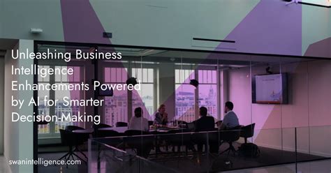 Unleashing Business Intelligence Enhancements Powered By Ai For Smarter