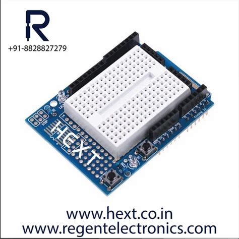 Uno Prototype Shield With 2 Led And 2 Button Circuits At ₹ 100piece अर्दुइनो शील्ड In New