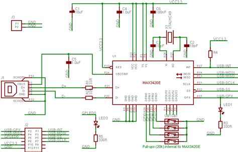 MAX3420 Maxim USB Peripheral Controller Under Repository Circuits 46608 Next Gr
