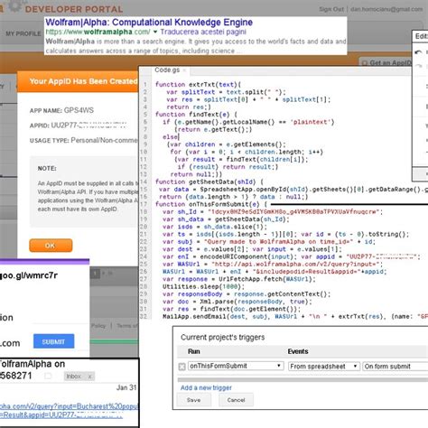 Querying The Wolfram Alpha Knowledge Engine By Using Its Dedicated Api
