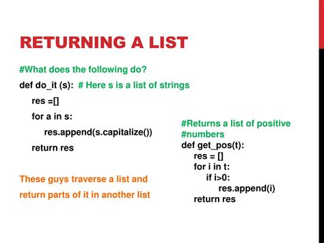 Ppt Python Lists Chapter 10 Powerpoint Presentation Free Download Id5349264