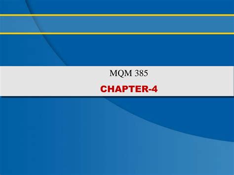Solution Chapter 4 Studypool