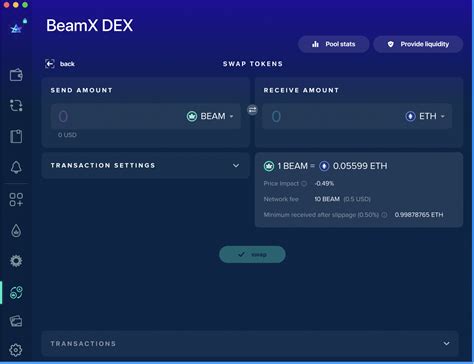 Dex Main Page · Issue 1003 · Beammw Beam Ui · Github