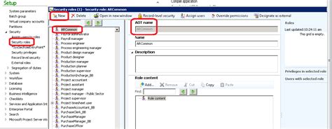 how to create security roles in microsoft dynamics ax 2012 how to