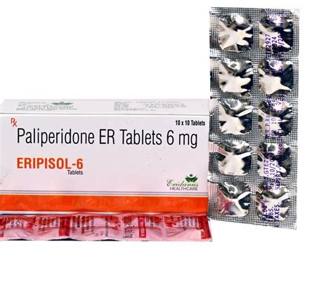 Paliperidone Extended Release 6 Mg Tablets At ₹ 930 Strip Paliperidone Api In Bathinda Id