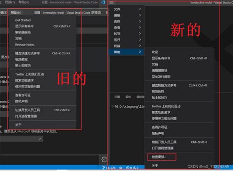 vscode 检查更新 按钮 菜单 消失不见问题 vscode没有检查更新的选项 csdn博客