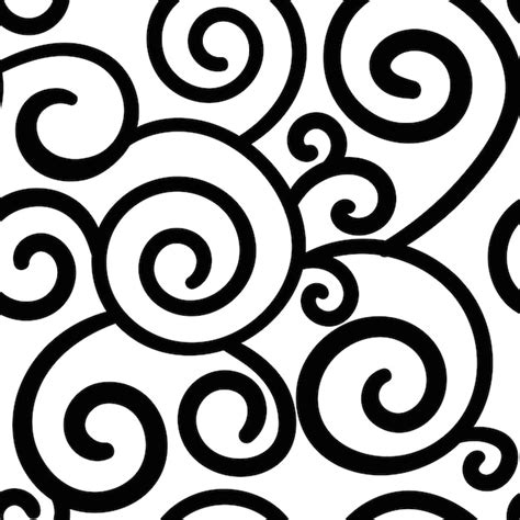 Premium Vector Abstract Hand Drawn Doodle Thin Line Wavy Seamless Pattern Curly Linear Messy