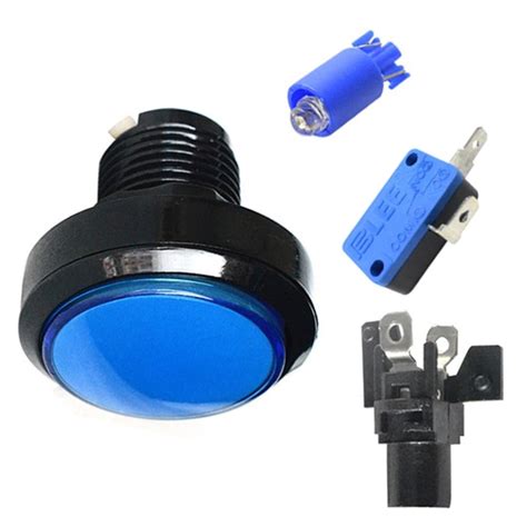 LED Illuminated Arcade Game Button For Arcade Video Games Control Panels Walmart Com